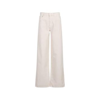 A Gold E Pantalon large en velours c&ocirc;tel&eacute; de coton