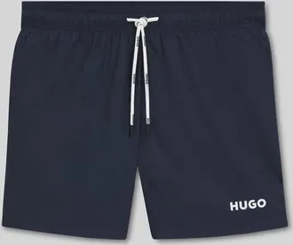 HUGO BOSS Badeshorts mit Label-Print Modell HAITI