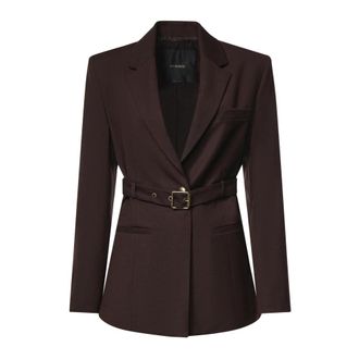 Pinko G&uuml;rtel-Blazer - - Jackets - Damen - Braun - XS