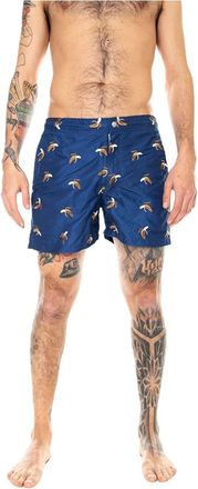 OAS Bedruckte Badeshorts - - Swimwear - Herren - Blau - S