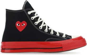 Comme Des Gar&ccedil;ons Homme, Chaussures, Noir, Taille: 43 EU Red Sole Chuck 70 High Top