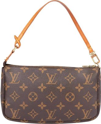 Louis Vuitton Crossbody Bags - Louis Vuitton Canvas Monogram Pochette Accessoire - Gr. unisize - in Bunt - für Damen