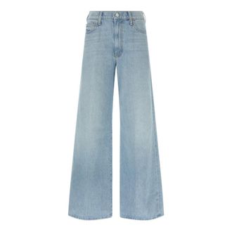 Mother The Ditcher Roller Skimp Baumwoll-Denim-Jeans - - Jeans - Damen - Blau - W27