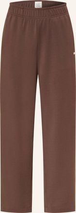 Schiesser Lounge-Sweatpants Mix+Relax braun