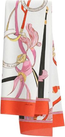 Marc Cain Foulard en Soie Imprim&eacute; - Femme - Accessoires - Multicolore - Taille: ONE Size