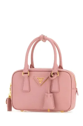 Prada Womens Pink Leather Handbag Pesco Borse A Mano Bag