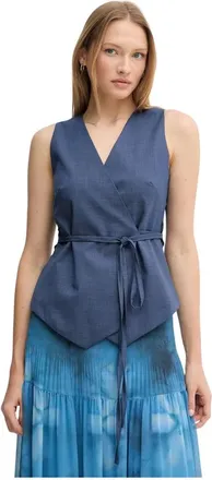 Sandro Ferrone Damen, Jacken, Blau, SGr&ouml;&szlig;e