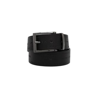 Emporio Armani Ceinture en cuir r&eacute;versible - Homme - Accessoires - Noir - Taille: ONE Size