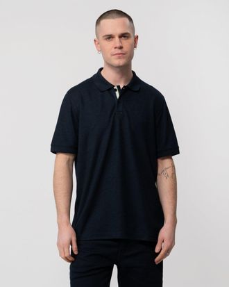 Ted Baker Karty Kurzarm-Polohemd in Marineblau