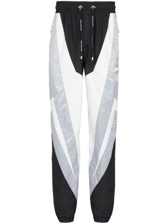 Balmain Jogginghose in Colour-Block-Optik - Schwarz
