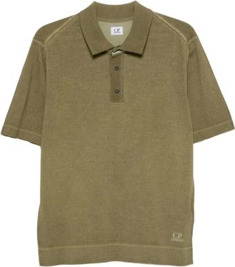 C.P. Company C.p. Company, Homme, Tops, Vert, Taille: M Polo