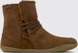 Camper Bottines slip-on Peu en nubuck avec lacets &eacute;lastiques et bout rond