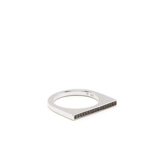 Tom Wood Schwarzer Spinel Ring Top - - Accessories - Damen - Grau - 56 MM