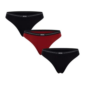 HUGO BOSS Femme, Sous-v&ecirc;tements, Multicolore, Taille: 44 FR 3P Thong