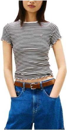 Tommy Hilfiger Femme, Tops, Noir, Taille: 40 FR T-Chemises