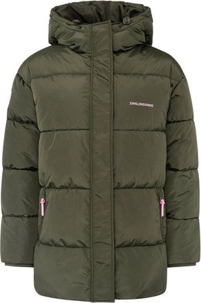 Zwillingsherz Steppjacke Love More Kapuze mit Tunnelzug, verdeckter Rei&szlig;verschluss, dezente Details