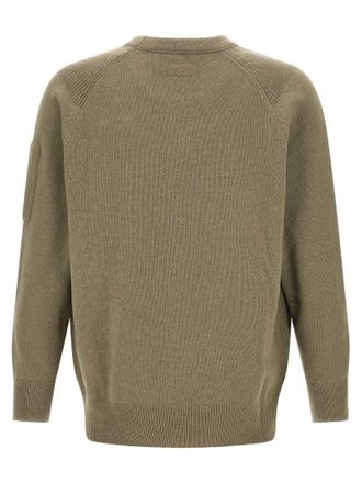 C.P. Company Compact Lamb Wool Sweater - Green