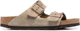 Birkenstock Homme, Chaussures, Beige, Taille: 45 EU Double Buckle Tongs