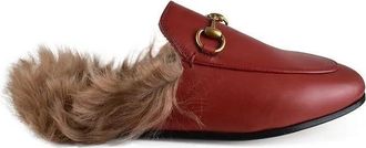Gucci Slipper & Pantoletten - Princetown Mules - Gr. 35,5 (EU) - in Braun - f&uuml;r Damen