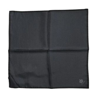 Dolce & Gabbana Luxuri&ouml;ser Seidenfoulard-Schal - - Accessories - Herren - Grau - ONE SIZE