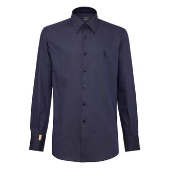 Billionaire Boys Club Slim Fit Shirt Milano - - Shirts - Herren - Blau - XS