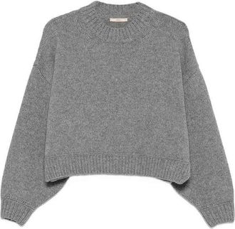 Sessun Pull Col Rond - Gris