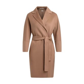 Max Mara G&uuml;rtelmantel - - Coats - Damen - Braun - L