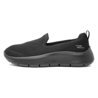 Skechers Damen Go Walk Flex Ocean Sunset Low-Top-Sneaker, Black Textile/Trim, 35 EU