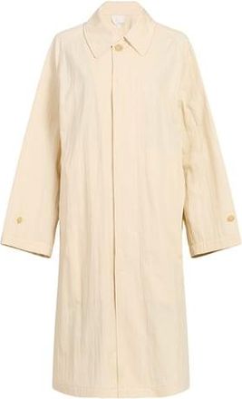 A.P.C. Trench uni &agrave; col classique en coton m&eacute;lang&eacute;