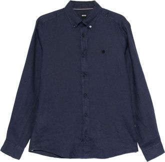 HUGO BOSS Homme, Chemises, Bleu, Taille: 2XL Casual Chemises