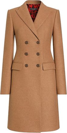 Dolce & Gabbana Knielanger Mantel - Beige