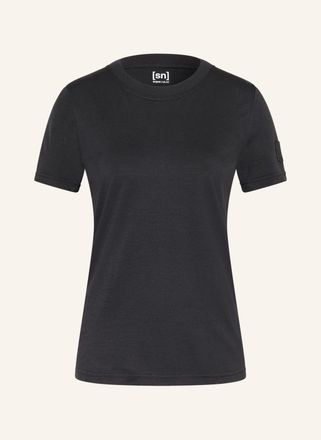 super.natural T-Shirt Casual Rib schwarz