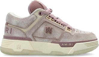 Amiri Femme, Chaussures, Violet, Taille: 40 EU Pebbled Ma-1 Baskets
