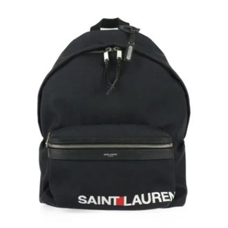 Saint Laurent Pre-owned Stoff ruckscke - - Pre-owned - Herren - Schwarzk - ONE SIZE