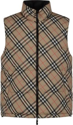 Burberry Snowshill CHK R - - Jackets - Herren - Braun - L
