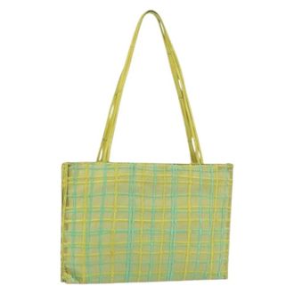 Bottega Veneta Pre-owned Nylon Schultertasche - - Pre-owned - Damen - Gr&uuml;n - ONE SIZE