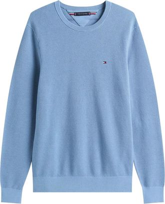 Tommy Hilfiger sweat Flag à logo texturé - Bleu