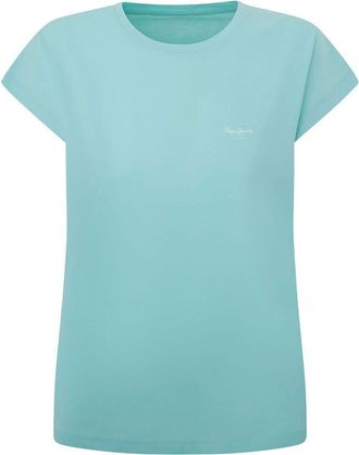 Pepe Jeans London Damen Lory T-Shirt, Blau (Aqua Blue), XS