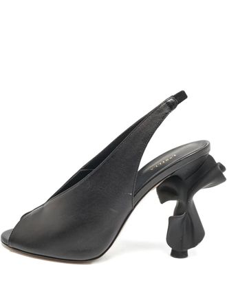 Le Silla escarpins Candy 115 mm à talon biseauté pre-owned - Noir