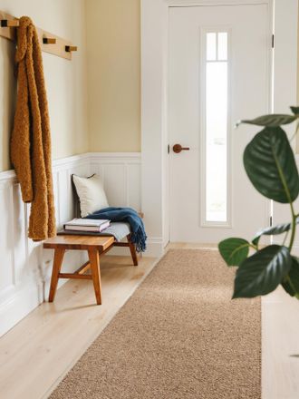 Elle Elle Decoration Rocco - Weicher Flachgewebe L&auml;ufer, Maschinen Waschbar, Woll Optik, Langlebig & Nachhaltig, Modern, Skandi Look f&uuml;r Wohnzimmer, Esszim