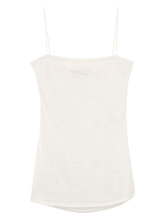 Jacquemus La Plumetis tank top - Nude