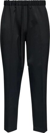 Maison Margiela Femme, Pantalons, Noir, Taille: 34 FR Pantalon noir à taille élastique