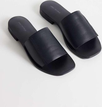 Free People Verona - Sandalen zum Hineinschl&uuml;pfen in Schwarz