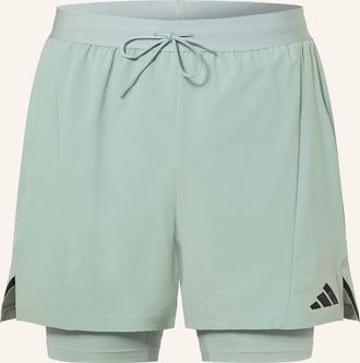 adidas 2-In-1-Trainingsshorts d4t grau