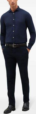 Boglioli Hemd aus Popeline - Blau