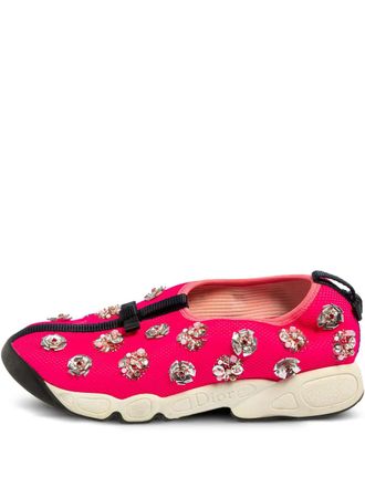 Dior baskets Mesh Fusion - Rose