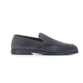 Doucal's Homme, Chaussures, Bleu, Taille: 41 1/2 EU Mocassins en daim