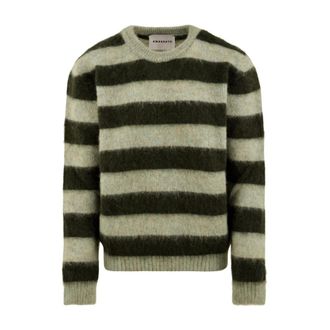 Amaranto Rundhals-Pullover - - Knitwear - Herren - Gr&uuml;n - S