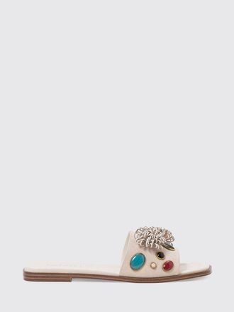 Twinset Sandales &agrave; Talons Femme couleur Perle