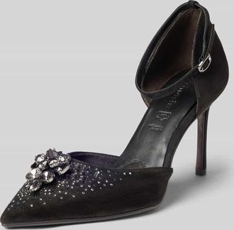 Tamaris Pumps mit Strassbl&uuml;ten-Applikation